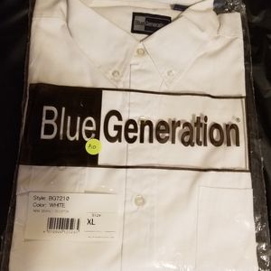 Blue Generation | Shirts | Mens White Dress Work Shirt | Poshmark